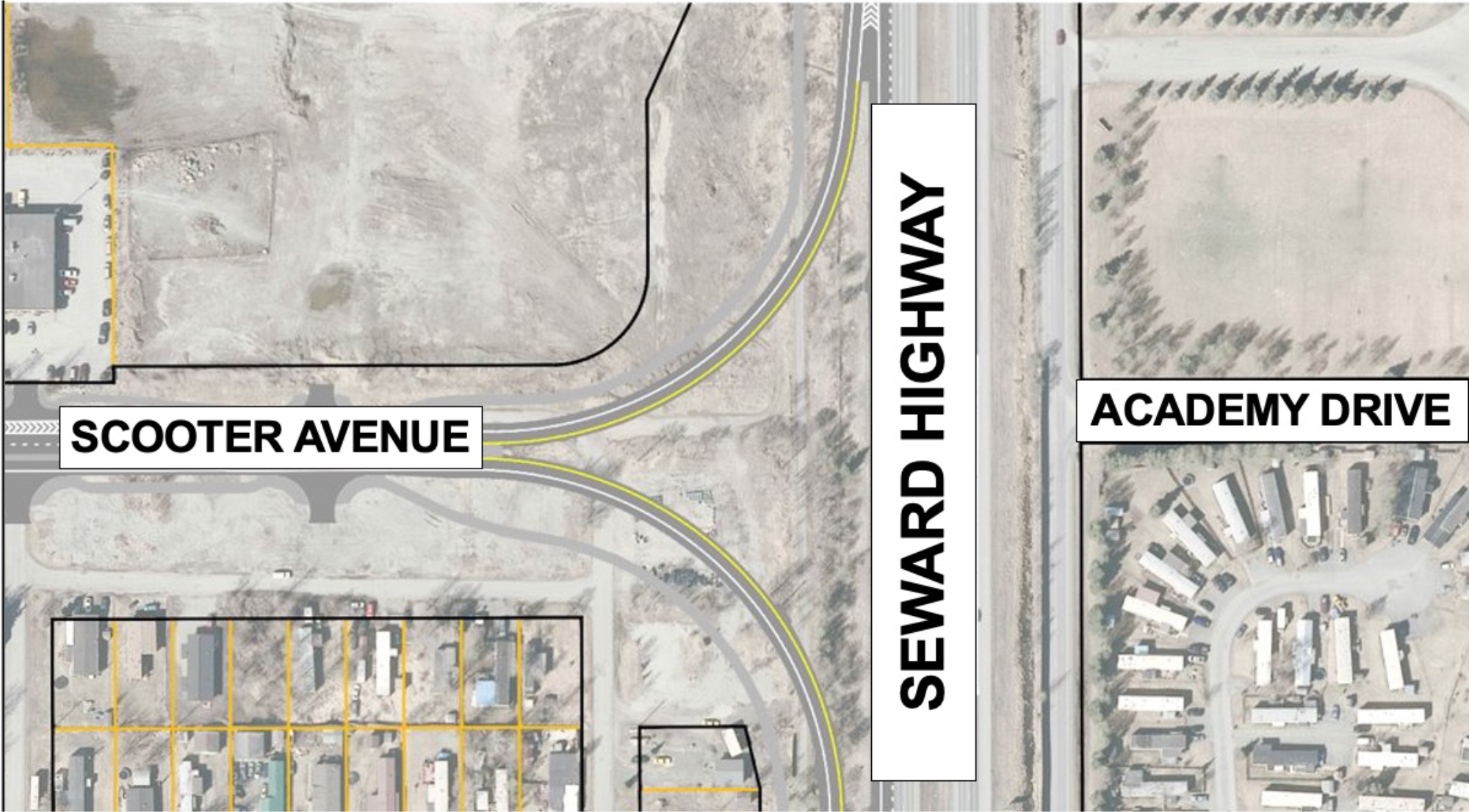 Seward Highway and Scooter Avenue/Academy Drive Roundabout Interchange ...